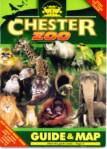 Chester Zoo guide or guidebook for 1999.