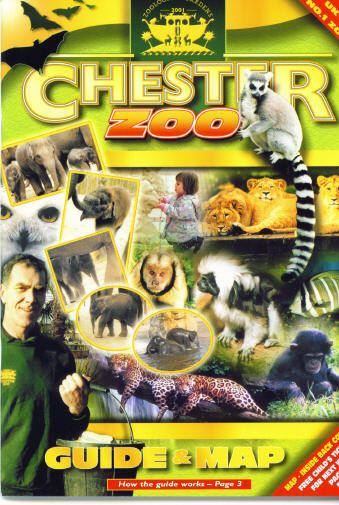 Chester Zoo guide or guidebook for 2001.